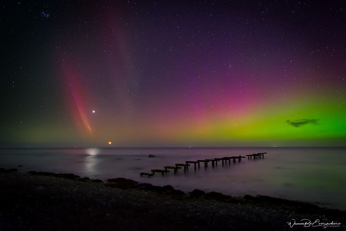 Aurora lights in Denmark | WannaBeEverywhere